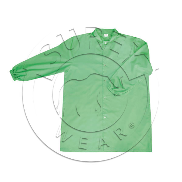 Tergal work coat without pockets with hook | Surey Wear